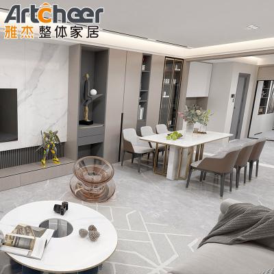 Cina Moderne TV in legno Luxury European TV Stand Cabinets Ultimi disegni per mobili in vendita