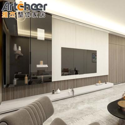 Cina Moderni armadietti per TV in legno Armadietto elegante per soggiorno camera da letto Arredamento per la casa in vendita