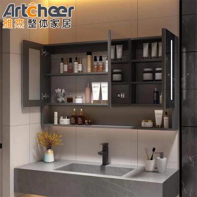 Cina Armadietto di cucina e bagno in legno moderno con vasca impermeabile in vendita