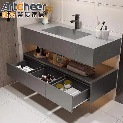 Cina Armadietto di cucina e bagno in legno moderno con vasca impermeabile in vendita