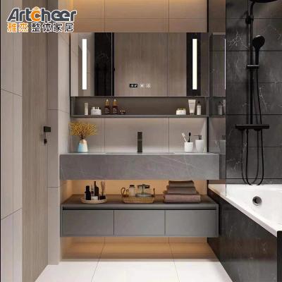 Cina Armadietto di cucina e bagno in legno moderno con vasca impermeabile in vendita
