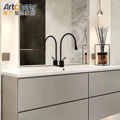 Cina Modulare Contemporaneo Make Up Luxury Bagno Vanity Gabinetto Combo Euro Stile Bagno Vanity in vendita