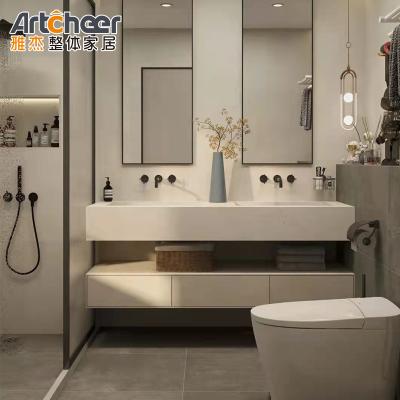 Cina Modulare Contemporaneo Make Up Luxury Bagno Vanity Gabinetto Combo Euro Stile Bagno Vanity in vendita
