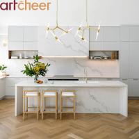 China Modern Design White Color Kitchen Cabinet with Functional Storage Solution for Modular Kitchen for sale