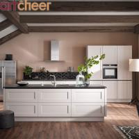 China Custom Walnut Kitchen Cabinets with Solid Wood Construction and Ready to Assemble Modular Kitchen Cabinets for sale