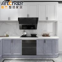 China Eco-Friendly Fireproof Modular Kitchen Cabinet with Customized Size and Modern Design for sale