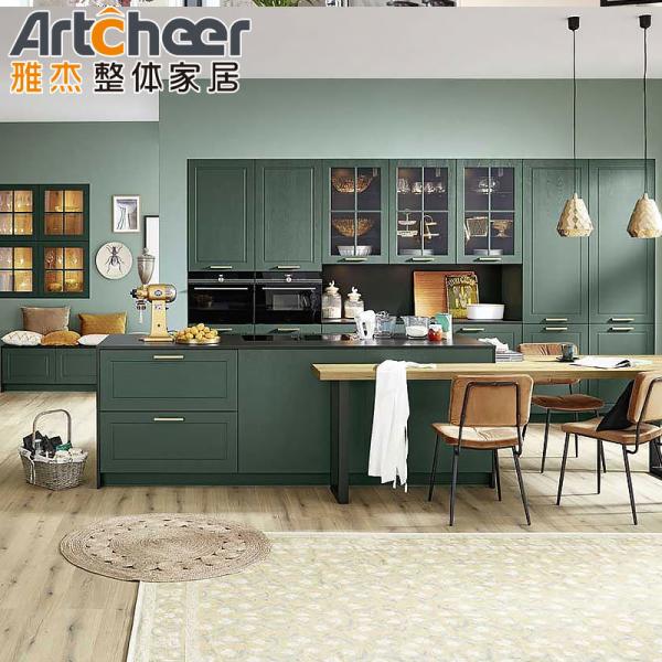 Quality Modern Customized Color Durable Kitchen Cabinet with 3 Years Guarantee and Shaker Door Design for sale