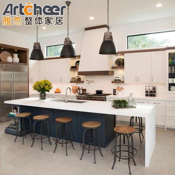 Quality 2023 Modern Design Customized Size Kitchen Cabinet with Eco-Friendly Material and Shaker Door for sale