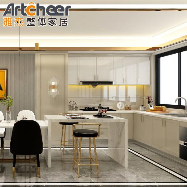 Quality Modern European Design Customized Size Eco-Friendly Material Kitchen Cabinet Modular Kitchen Cabinets for sale