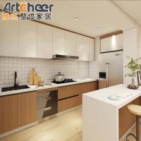 China Eco-Friendly Customizable Size Minimalist Design Kitchen Cabinet Modular Base Cabinet for sale