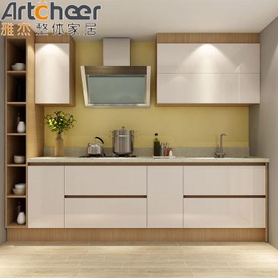 China Modern Design Kitchen Cabinet with Customizable Size and Eco-Friendly Material for Contemporary Kitchens for sale