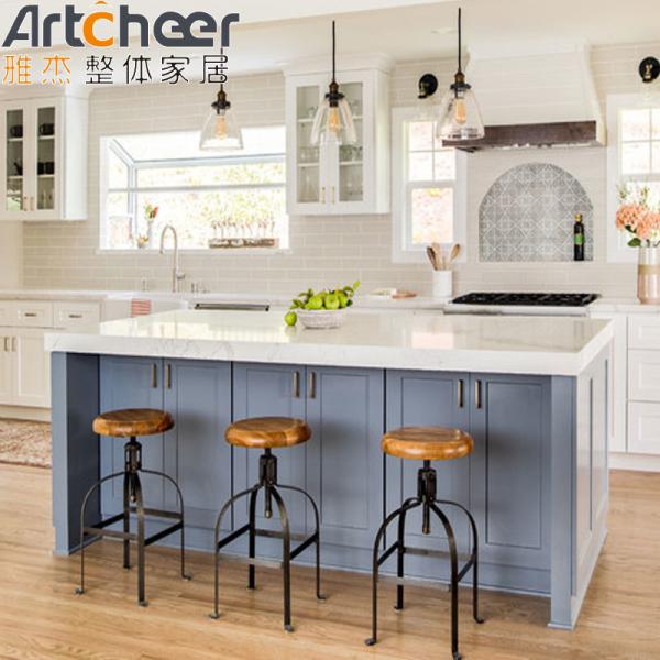 Quality Modern Kitchen Island with Plywood and Solid Wood Structure Customizable Size and Color for sale