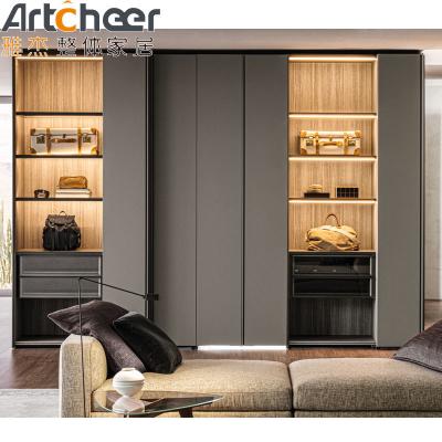 China Scandinavian Design Customized Size Eco-Friendly Material Wardrobe Closet for Modern Bedrooms for sale