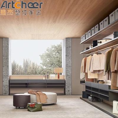 China Modern Design Eco-Friendly Walk-In Wardrobe with Customized Size for Bedroom and Apartment for sale