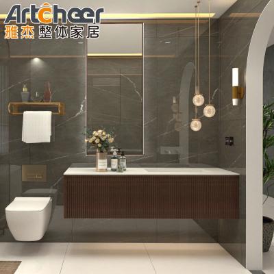 China Modern Waterproof Bathroom Vanity Combo with Customizable Size and Contemporary Design for sale