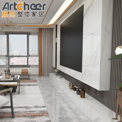 China Modern Adjustable Height Extendable TV Cabinet Wall Mounted Stand with Customized Size for sale