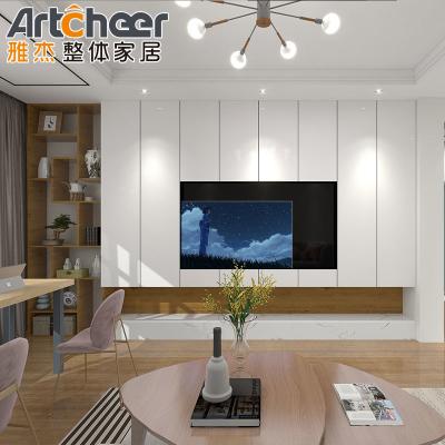 China Modern Adjustable Height Extendable TV Cabinet Stand with Customized Size for Living Room for sale