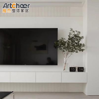 China Adjustable Height European Design Wall Mounted TV Cabinet with Customized Size for sale