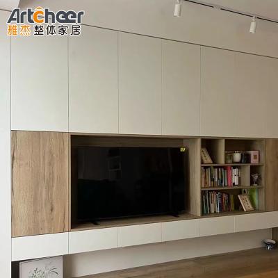 China Modern Stylish TV Cabinet with Customized Size and Eco Friendly Material for Living Room for sale