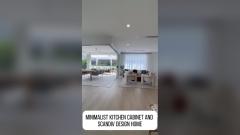 Minimalist kitchen design and scandiv style