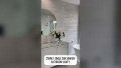 Bathroom vanity modern design