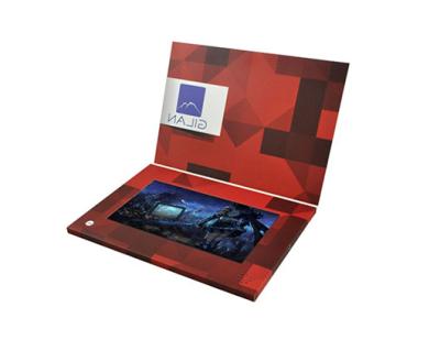 China 7 inch customized advertising LCD Video Mailer , video business brochure for sale