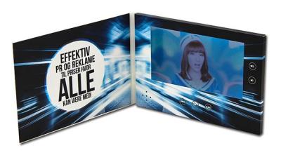 China Bespoke design LCD video brochure mailer kits for event invitation for sale
