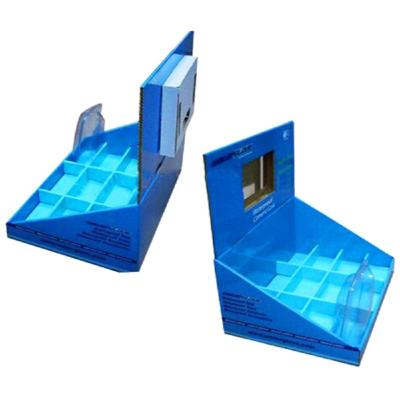 China Retail Shop lcd display Paper Pallet Cardboard lcd  screen pop display for sale