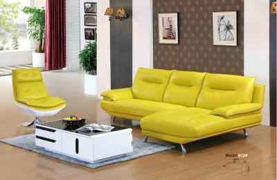 China 612#;  modern L shape genuine leather sofa set, home furniture,office furniture, living room furniture, Africa sofa; for sale