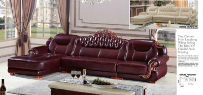 China A842;  L shape genuine leather sofa, modern home furniture,office furniture, living room furniture, China sofa for sale