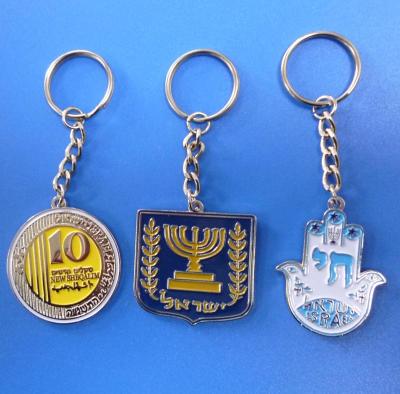 China Pirates of the Caribbean Keychain Skull Aztec Coin Medallion Logo Key Chain Ring for sale