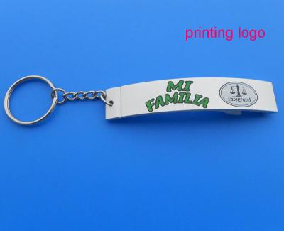China Promotional Custom Aluminum bottle opener beer bottle opener key chain for sale