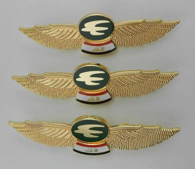 China gold wing lapel pin for sale