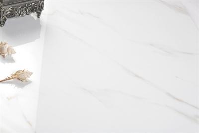 China Cararra White Glazed Porcelain Tile Stone Look / Marble Looking for Floor And Wall for sale