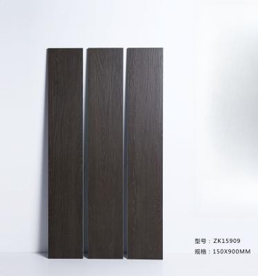 China Matte Finish Glazed Wood Look Ceramic Tiles Wooden Porcelain Flooring for sale