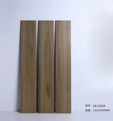 China Modern Matte Porcelain Wooden Tile 150x900mm For Passage Floor for sale