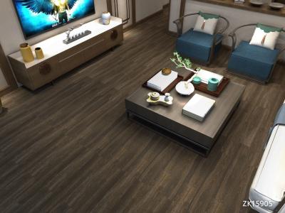 China Rustic Porcelain Wood Grain Floor Tiles Glazed Anti Slip For Living Room Flooring for sale