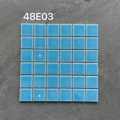 Cina Superficie blu verde Mosaico ceramico piscina antiscivolo per Homestay Resort in vendita