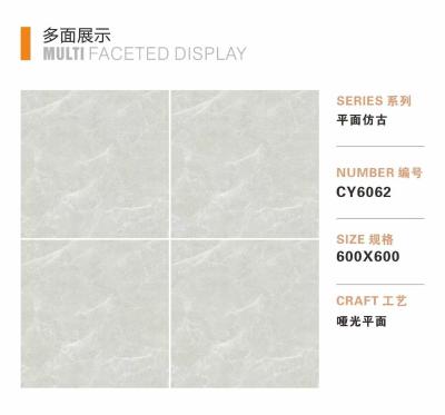 China 600X600 Rustic Porcelain Floor Tile Price for sale