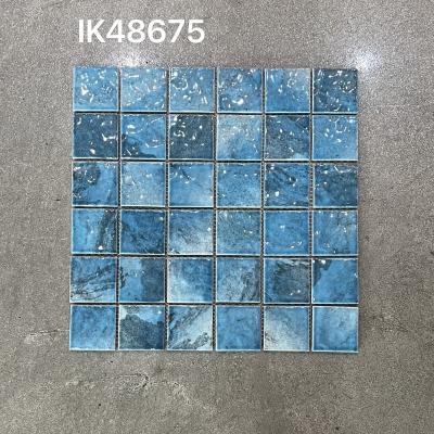 China American Style Apartment Swimming Pool Waterproof Ceramic Mosaic Bathroom Tile for sale