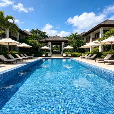 China ZOKI Ceramic Mosaic Tile 306X306mm Mosaic For Swimming Pool for sale