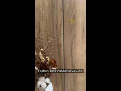 暗い木目調磁器タイル 新鮮な炻器壁床タイル 200*1200mm リビングルーム用