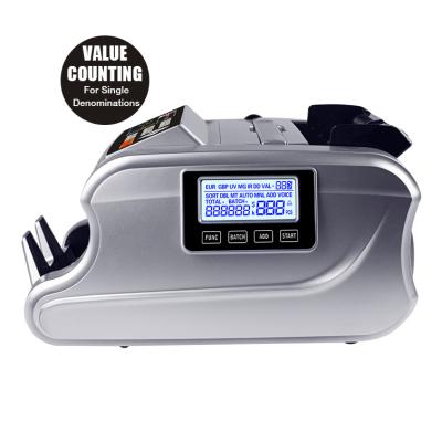 Cina TFT LCD visualizza il contatore dei soldi di 110mm lavora i soldi a macchina a pile dello SGD che contano la macchina in vendita