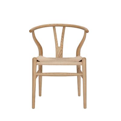 Cina 9,9 libbre di stanza di legno naturale di Ash Wishbone Chair For Living in vendita