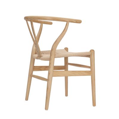 Cina 9,9 libbre di stanza di legno naturale di Ash Wishbone Chair For Living in vendita