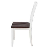 China White 5 Piece Kitchen Dining Table Set with 4 Chairs 45.47 x 29.52 Inch Table for sale