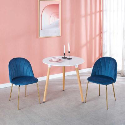 China Elegant Sturdy Tomile MDF Simple Dining Room Table Metal Frame for sale