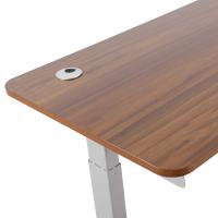 China Electric Height Adjustable Standing Desk 47.2x23.6 inch 160 lbs Capacity Brown for sale
