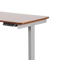 China Electric Height Adjustable Standing Desk 47.2x23.6 inch 160 lbs Capacity Brown for sale