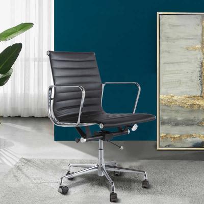 Cina Materiale molle della spugna dell'unità di elaborazione W20.86» Tomile del salone della sedia di cuoio nera dell'ufficio in vendita